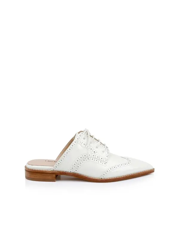 L'Agence Lilou Leather Oxford Mule