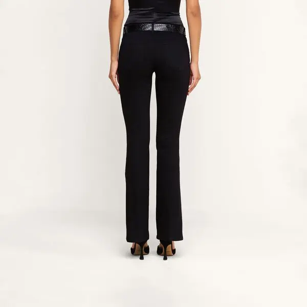 L'Agence Cara Low-rise Bootcut Jean - Noir