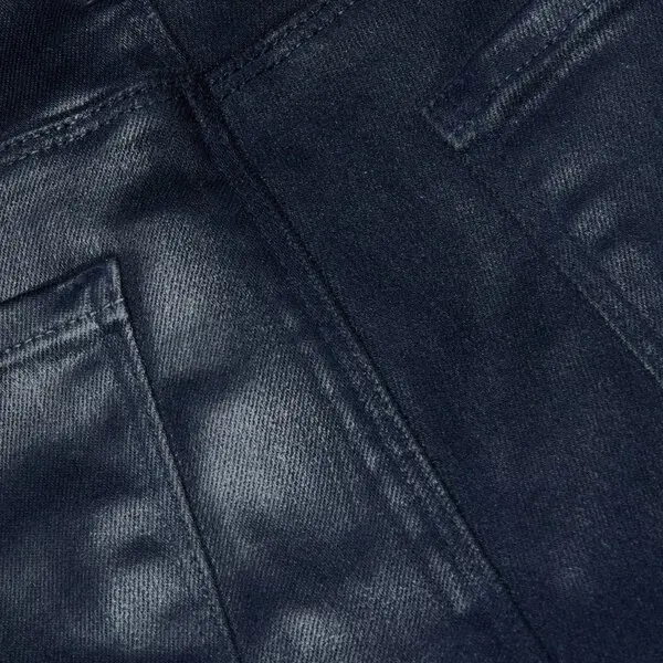 L'AGENCE Selma Coated Bootcut Jean - Deep Midnight Coated