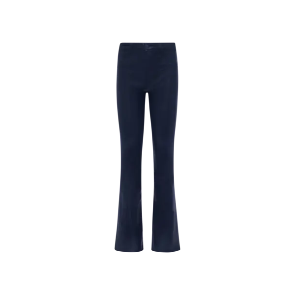 L'AGENCE Selma Coated Bootcut Jean - Deep Midnight Coated
