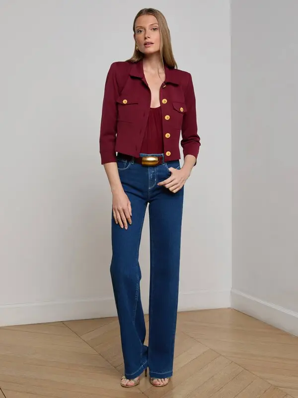L'Agence Kumi Cropped Blazer