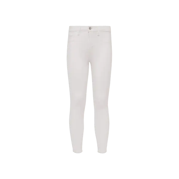 L'Agence Margot Cropped Skinny Jean - Blanc