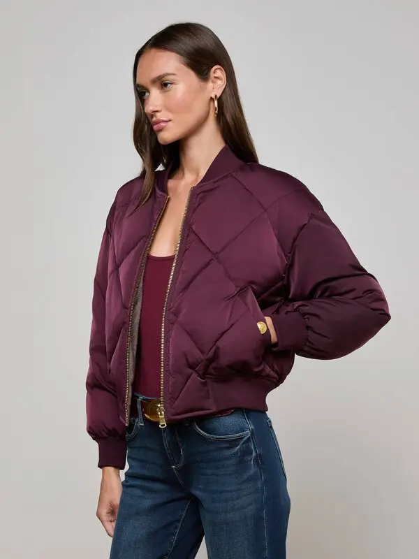 L'Agence Violeta Reversible Puffer