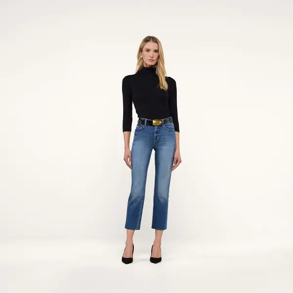L'Agence Aja Turtleneck - Black