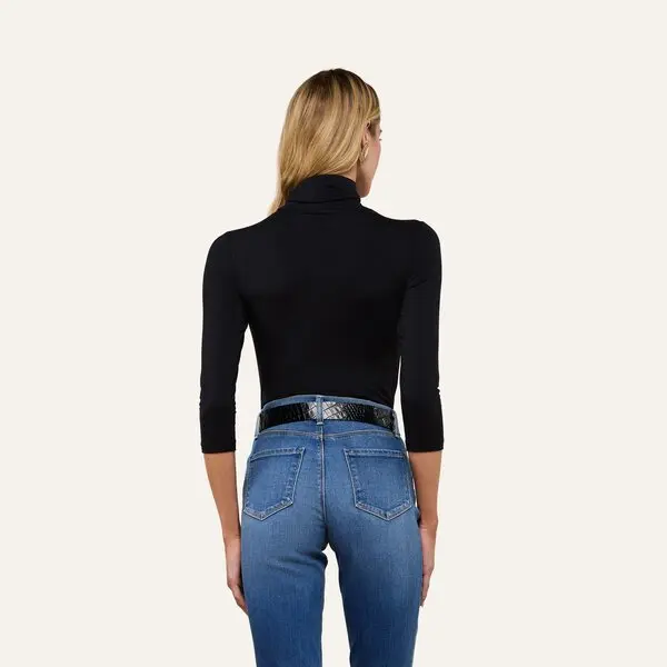 L'Agence Aja Turtleneck - Black