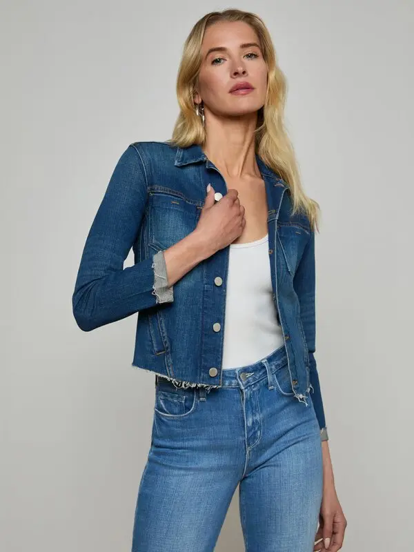 L'Agence Janelle Denim Jacket - Authentique