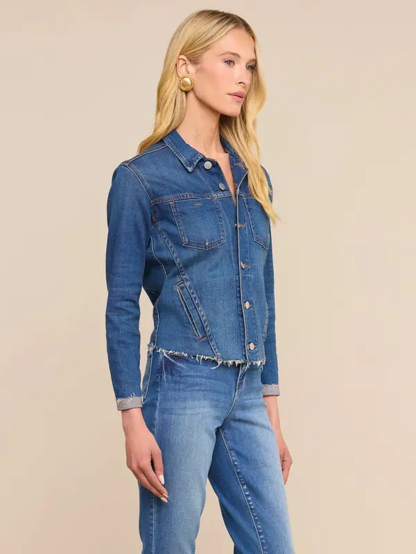 L'Agence Janelle Denim Jacket - Authentique