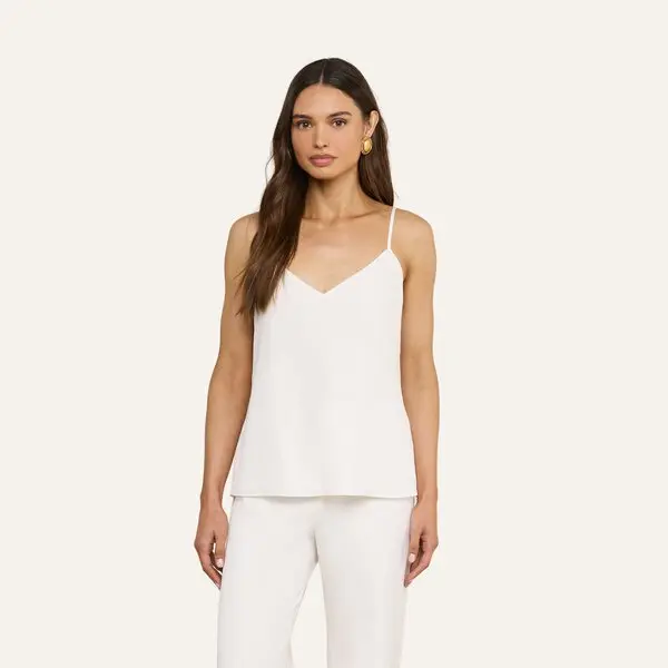 L'Agence Jane Silk Camisole - Ivory