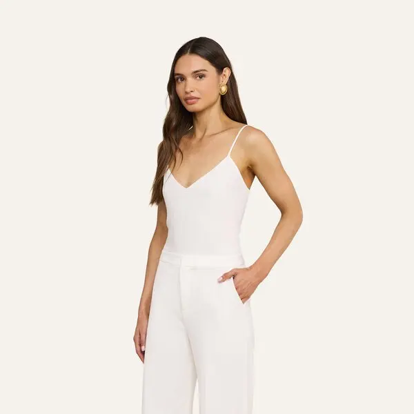 L'Agence Jane Silk Camisole - Ivory