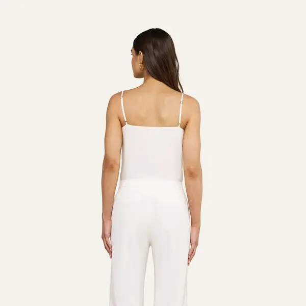 L'Agence Jane Silk Camisole - Ivory