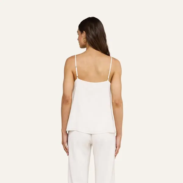L'Agence Jane Silk Camisole - Ivory