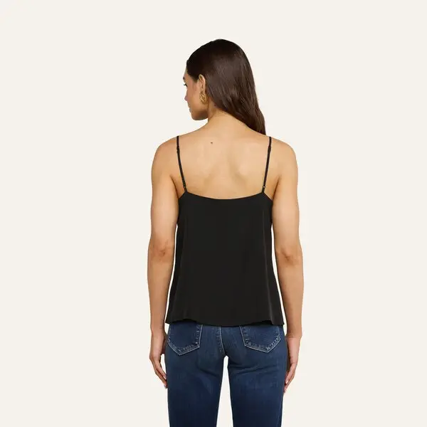 L'Agence Jane Silk Camisole - Black