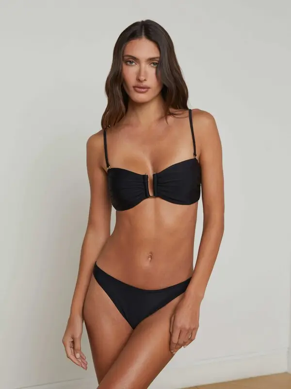 L'Agence Krysta Bandeau Top - Black