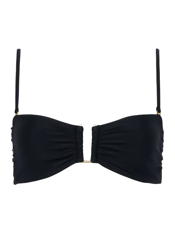L'Agence Krysta Bandeau Top - Black