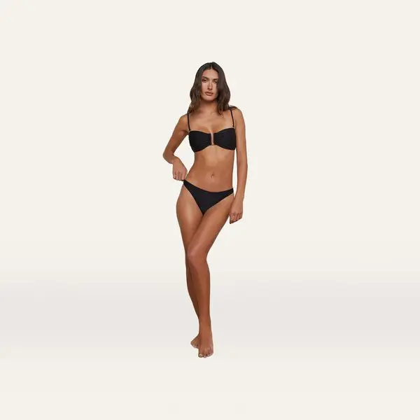 L'Agence Krysta Bandeau Top - Black