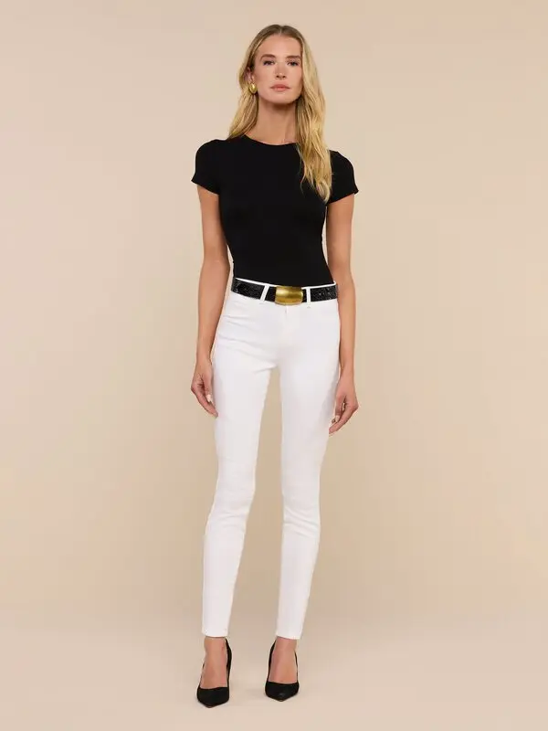 L'Agence Marguerite Skinny Jean - Blanc