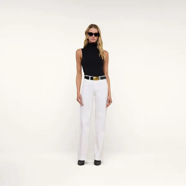 L'Agence Ceci Sleeveless Turtleneck - Black