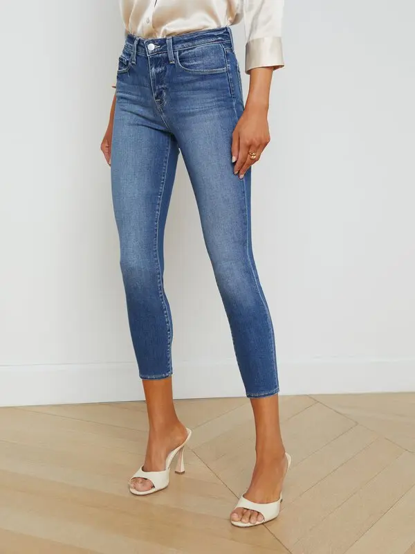 L'Agence Margot Cropped Skinny Jean - Cambridge