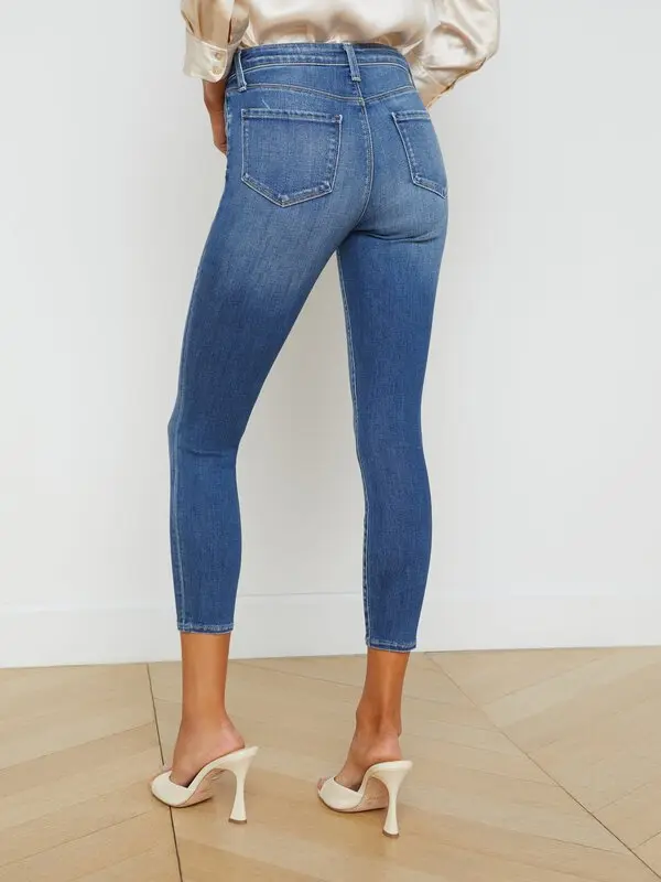 L'Agence Margot Cropped Skinny Jean - Cambridge