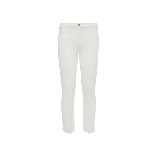 L'Agence Sada Slim-leg Cropped Jean - Blanc