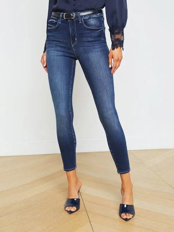 L'Agence Margot Cropped Skinny Jean