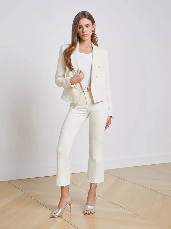 L'Agence Brooke Open-front Blazer