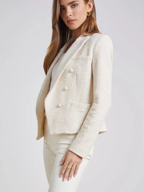 L'Agence Brooke Open-front Blazer