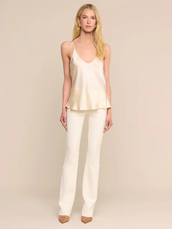 L'Agence Lexi Silk Camisole - Pearl