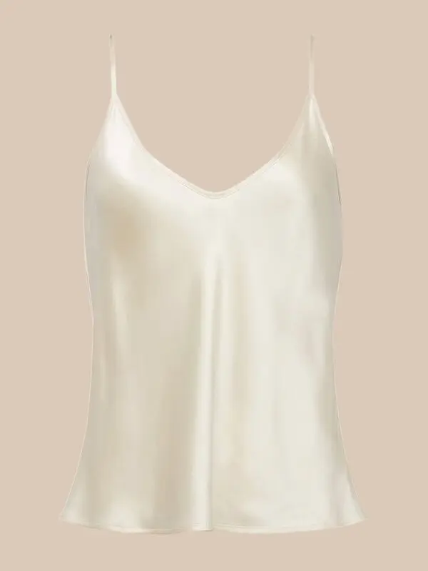 L'Agence Lexi Silk Camisole - Pearl