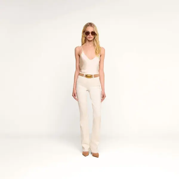 L'Agence Lexi Silk Camisole - Pearl