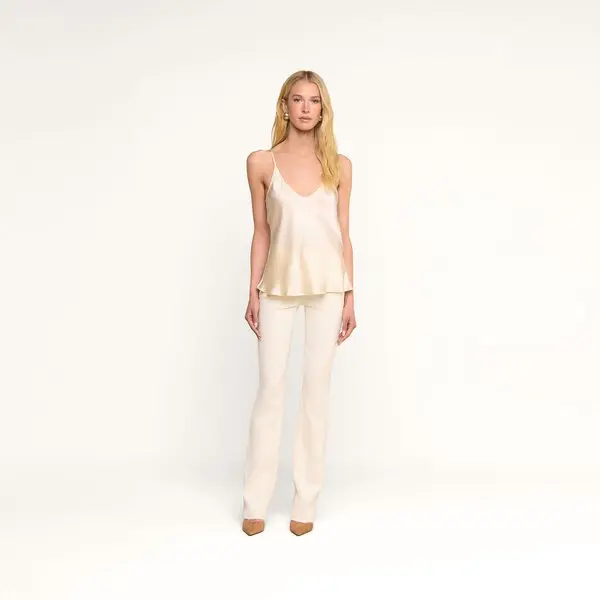 L'Agence Lexi Silk Camisole - Pearl
