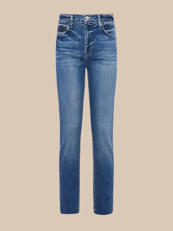 L'Agence Sada Slim-leg Cropped Jeans - Cambridge