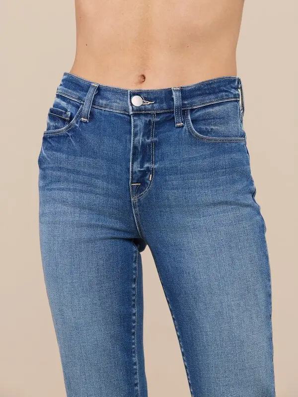 L'Agence Sada Slim-leg Cropped Jeans - Cambridge