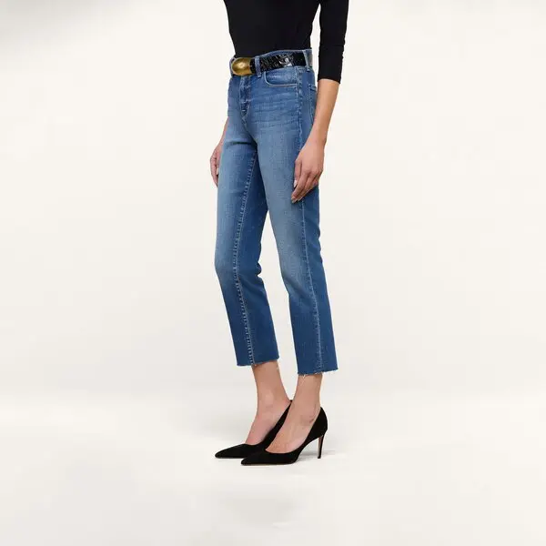 L'Agence Sada Slim-leg Cropped Jeans
