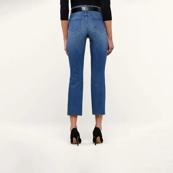 L'Agence Sada Slim-leg Cropped Jeans