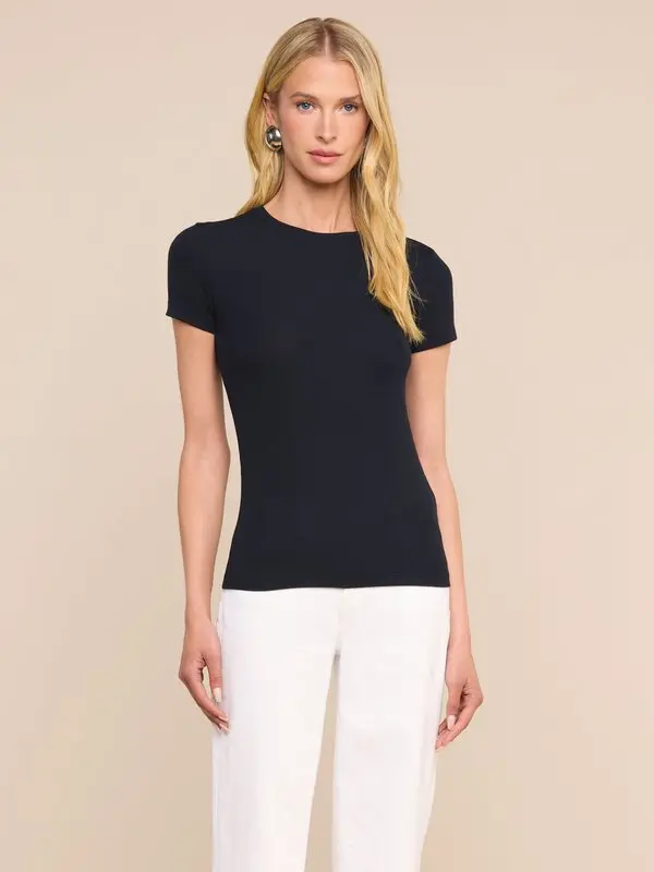 L'Agence Ressi Micro-rib T-shirt
