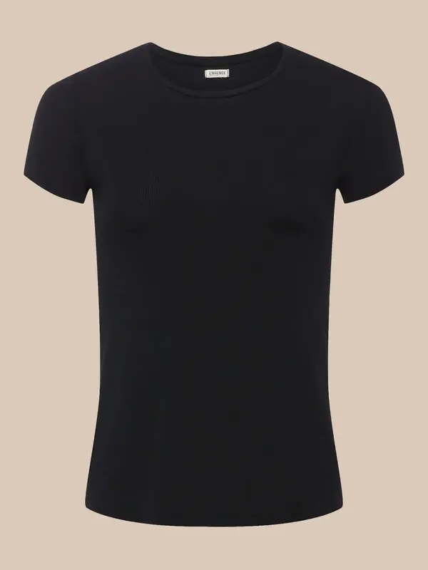 L'Agence Ressi Micro-rib T-shirt