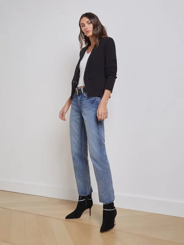L'Agence Sofia Knit Blazer
