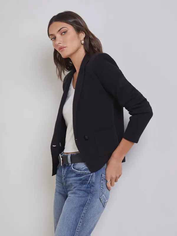 L'Agence Sofia Knit Blazer