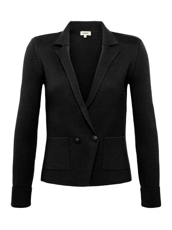 L'Agence Sofia Knit Blazer
