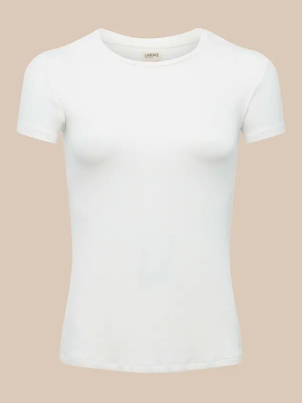 L'Agence Ressi Micro-rib T-shirt