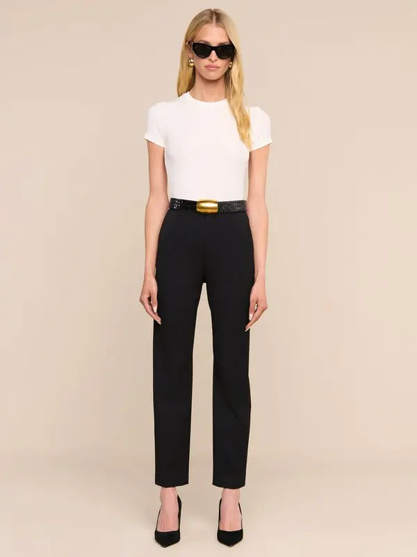 L'Agence Ressi Micro-rib T-shirt