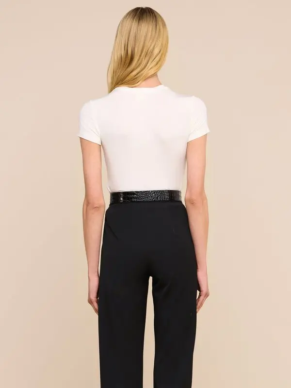 L'Agence Ressi Micro-rib T-shirt