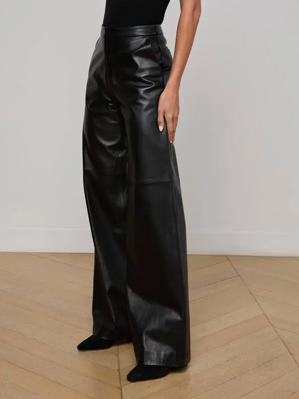L'Agence Livvy Leather Trouser
