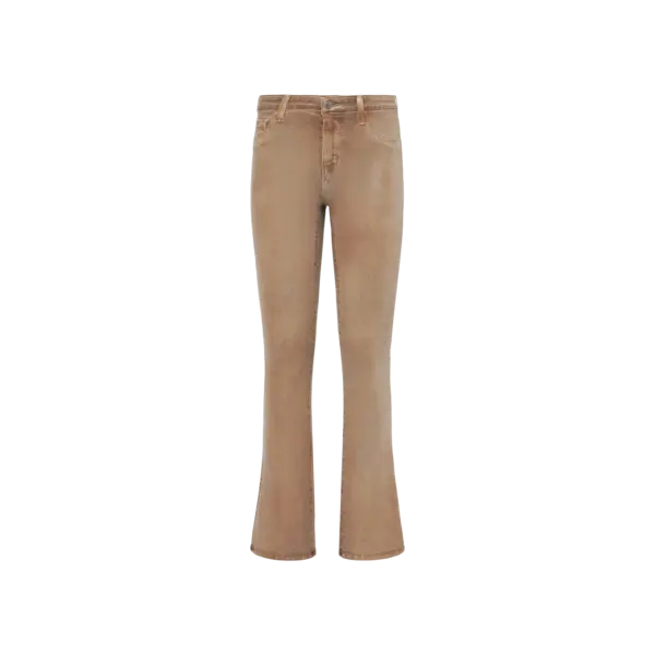 L'AGENCE Selma Coated Bootcut Jeans - Rye Coated