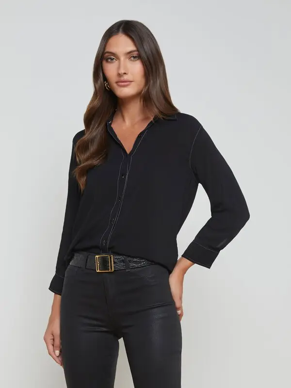 L'Agence Marlene Blouse Top