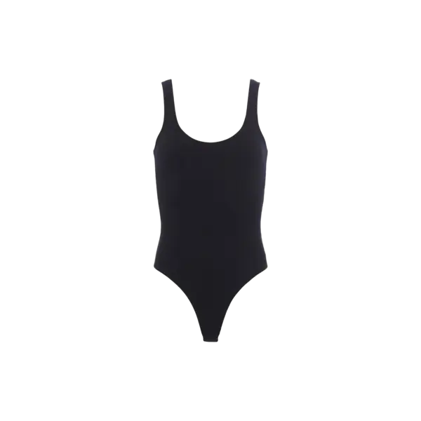 L'Agence Nica Scoopneck Bodysuit - Black