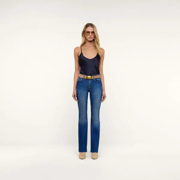 L'Agence Sneeki Low-rise Straight-leg Jeans