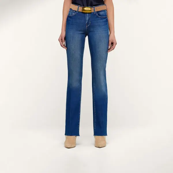 L'Agence Sneeki Low-rise Straight-leg Jeans