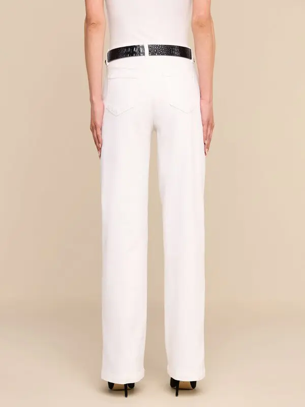 L'Agence Scottie Wide-leg Jean - Blanc